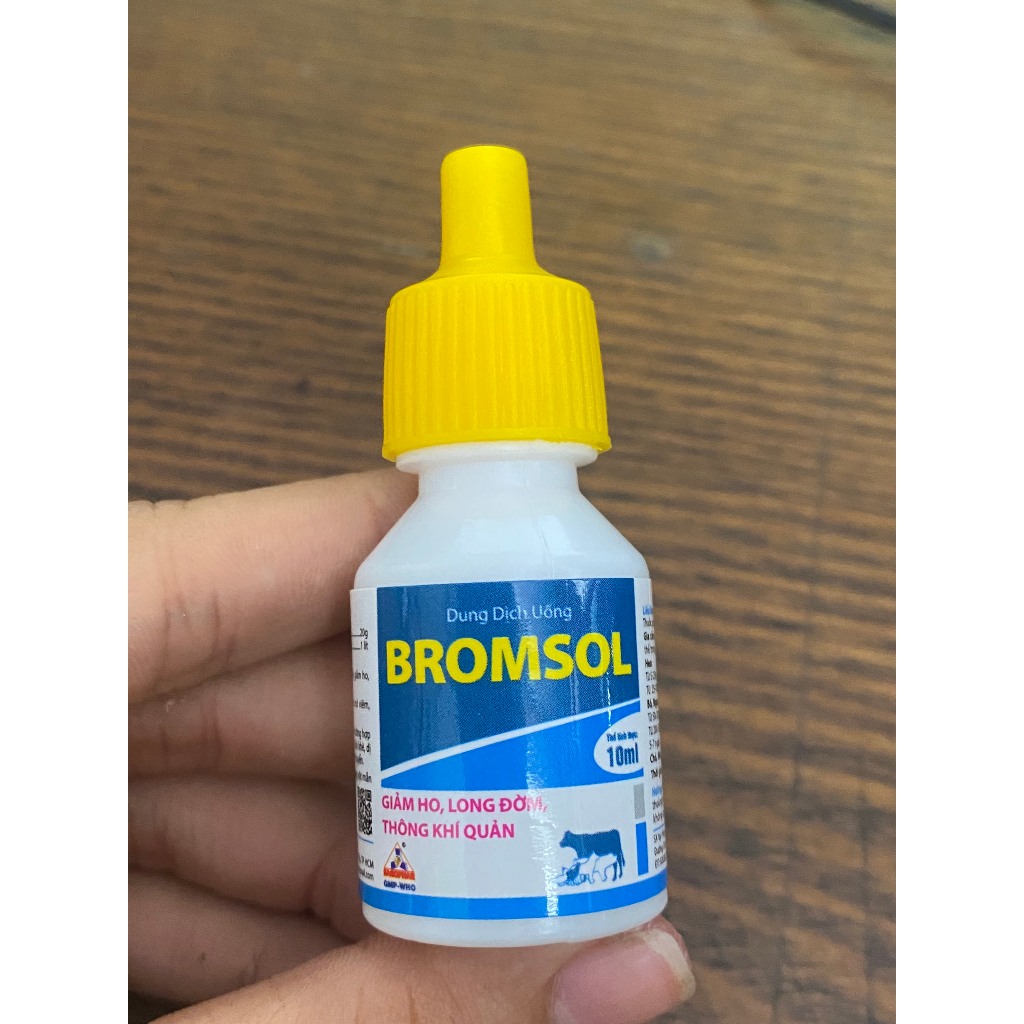 Bromsol 10ml giảm ho, long đờm, thông khí quản cho vật nuôi | Shopee ...