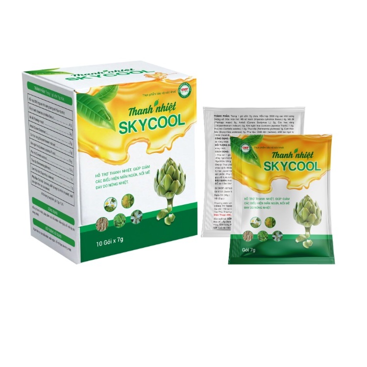THANH NHIỆT SKYCOOL Giúp thanh nhiệt giảm mẩn ngứa | Shopee Việt Nam