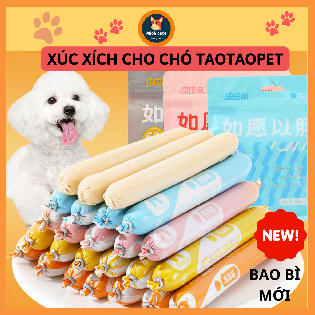 Xúc xích cho chó TaotaoPet túi 30 cây | Shopee Việt Nam