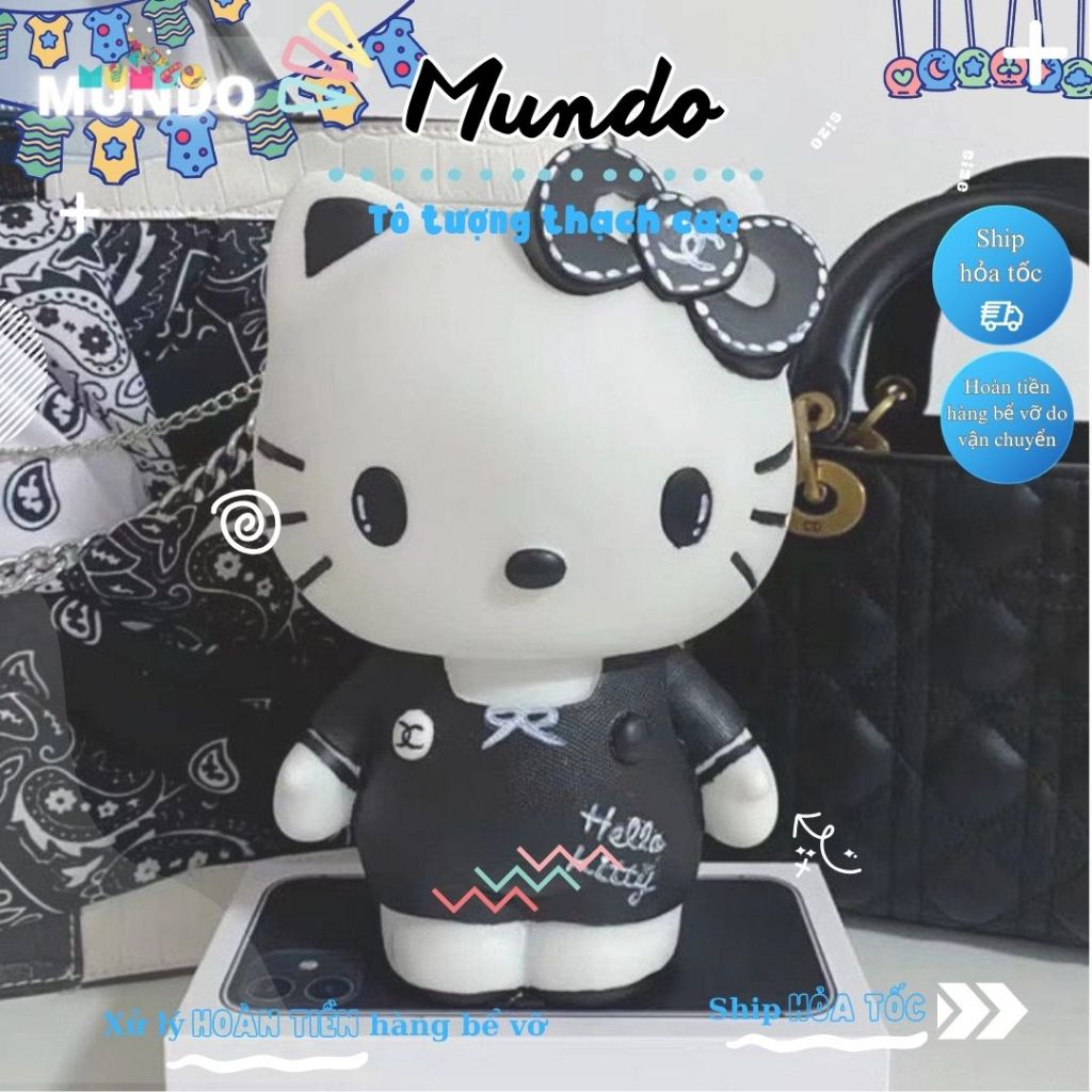 [MUNDO] Tượng Thạch Cao Tô Màu Hello Kitty Cao Cấp Size XXL – Đồ Chơi ...