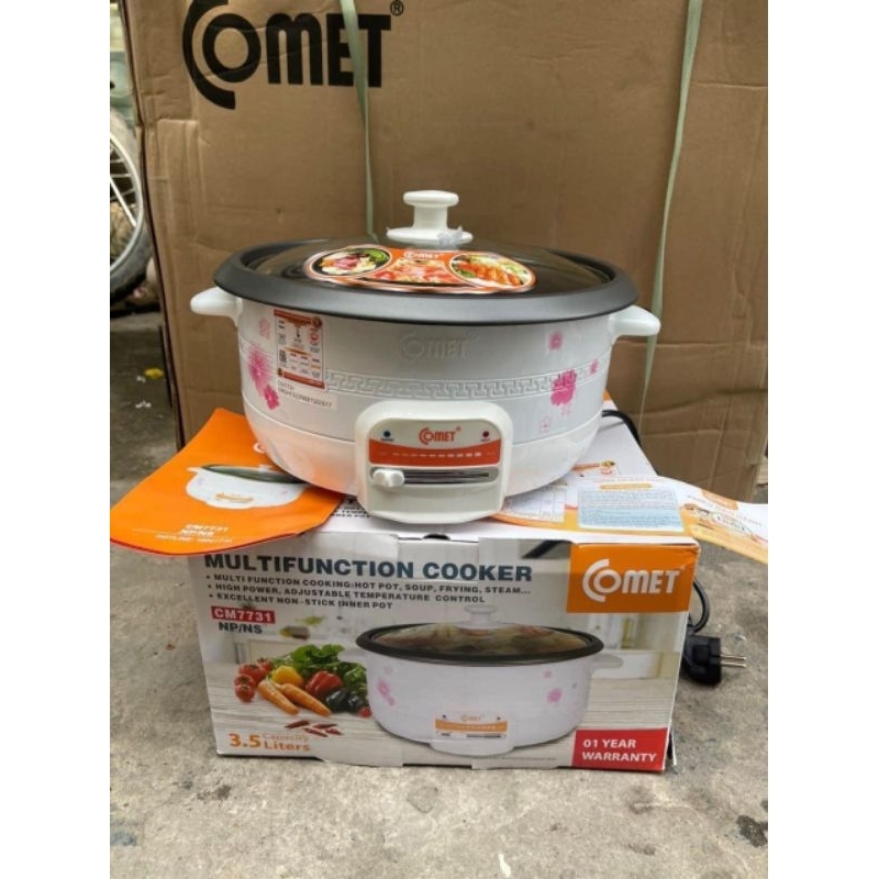 Lẫu điện Comet CM 7731 (3 lít 5 .công suất 1300 W) | Shopee Việt Nam