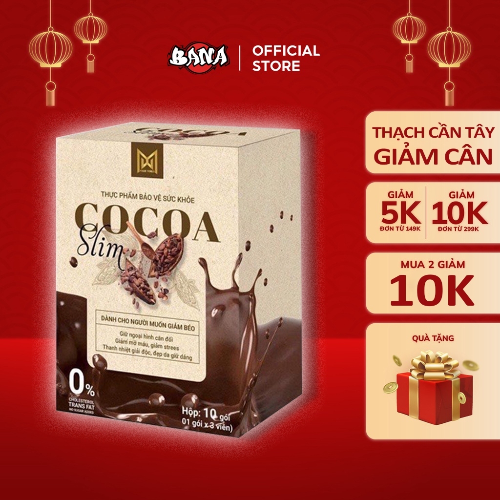 Giảm Cân COCOA SLIM Chính Hãng An Toàn Cấp Tốc Trà Thảo Mộc TPCN Giảm ...