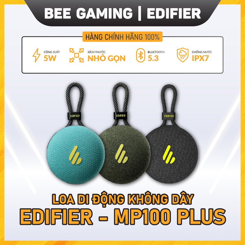 Loa di động không dây EDIFIER MP100 Plus | Shopee Việt Nam