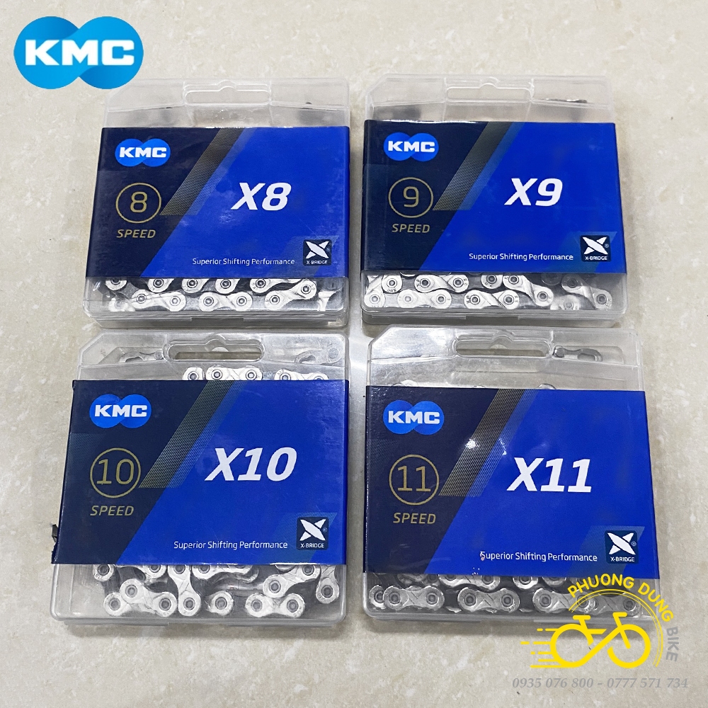 Xích sên xe đạp KMC KMC X8 / X9 / X10 / X11 Speed - ChínhHãng | Shopee Việt Nam