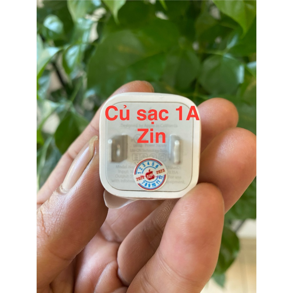 Củ sạc Zin 1A 5W dành cho i.P.h.o.n.e, hỗ trợ từ i.P.h.o.n.e 8 ---> iP 14 Promax. Sạc đủ dòng ...