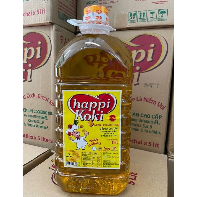 Combo 1 Thùng dầu Happy Koki 5L (4Can) | Shopee Việt Nam