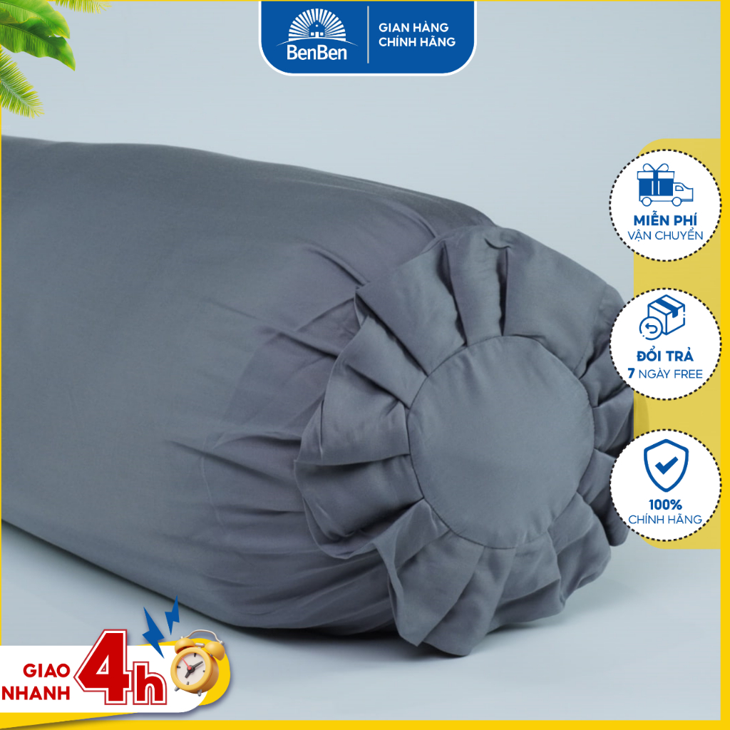 Vỏ gối ôm dây kéo ở thân, chất vải thun lạnh hàn quốc mịn mát, áo gối ...