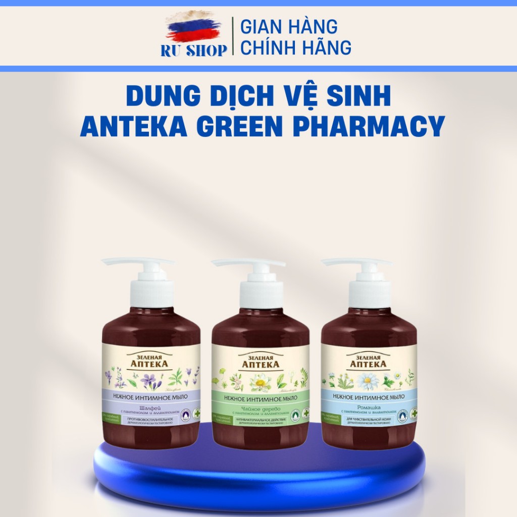 Dung Dịch Vệ Sinh Phụ Nữ Green Pharmacy Zelenaya Apteka (dạng gel ...