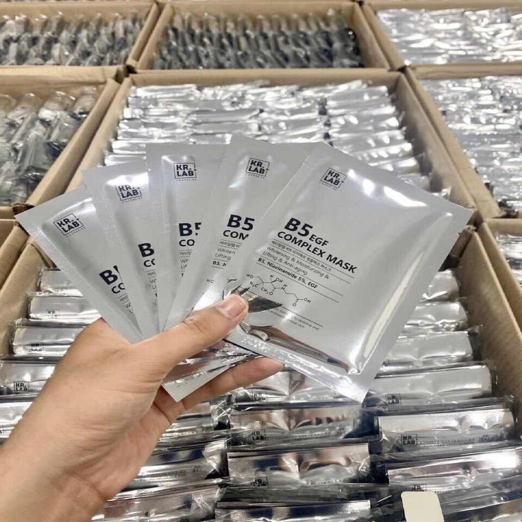 Mặt nạ KR.LAB+ B5 EGF COMPLEX MASK Hàn Quốc giúp cấp ẩm, dưỡng trắng ...