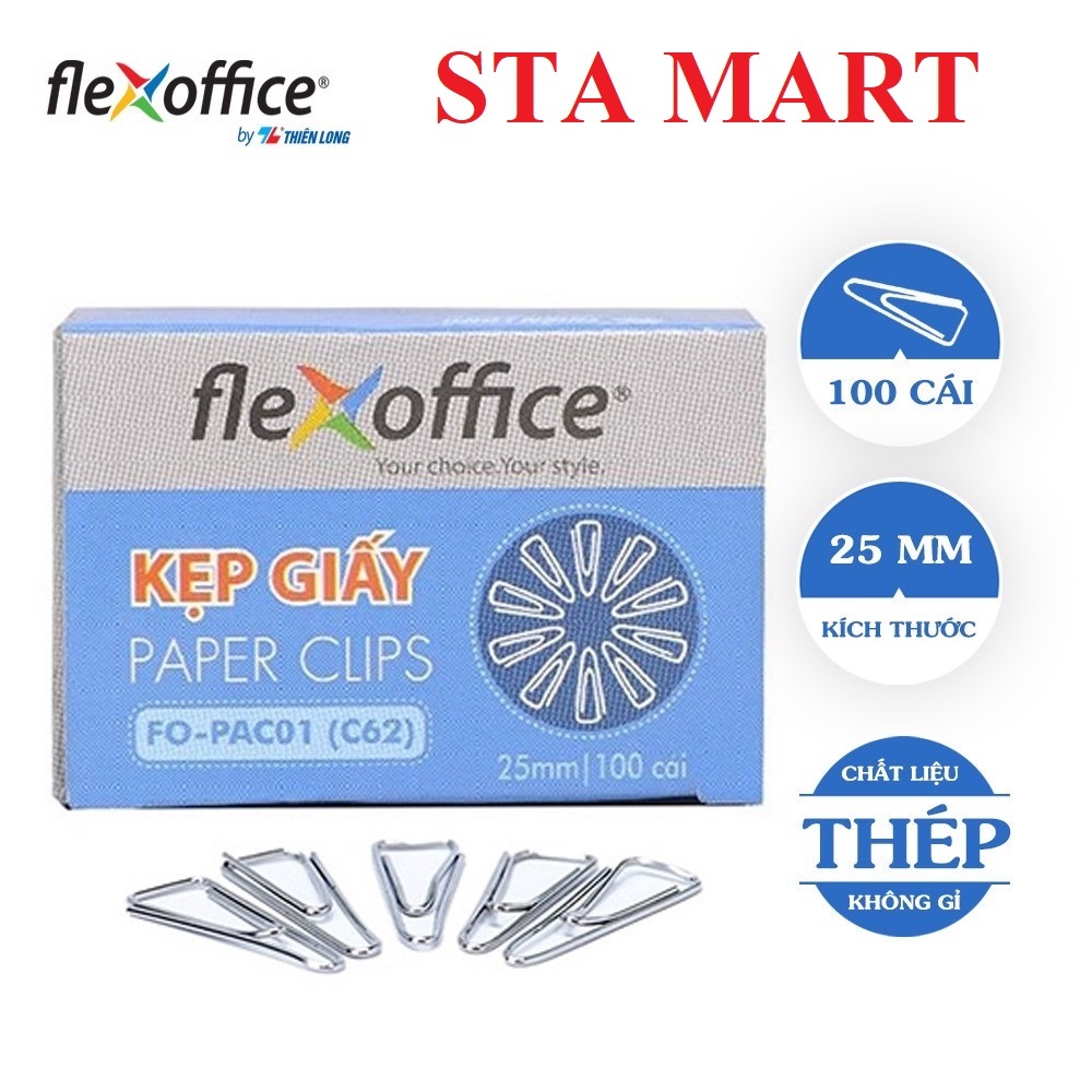 [Combo 5 chiếc] Kẹp giấy tam giác Thiên Long / Ghim cài C62 Thiên Long ...