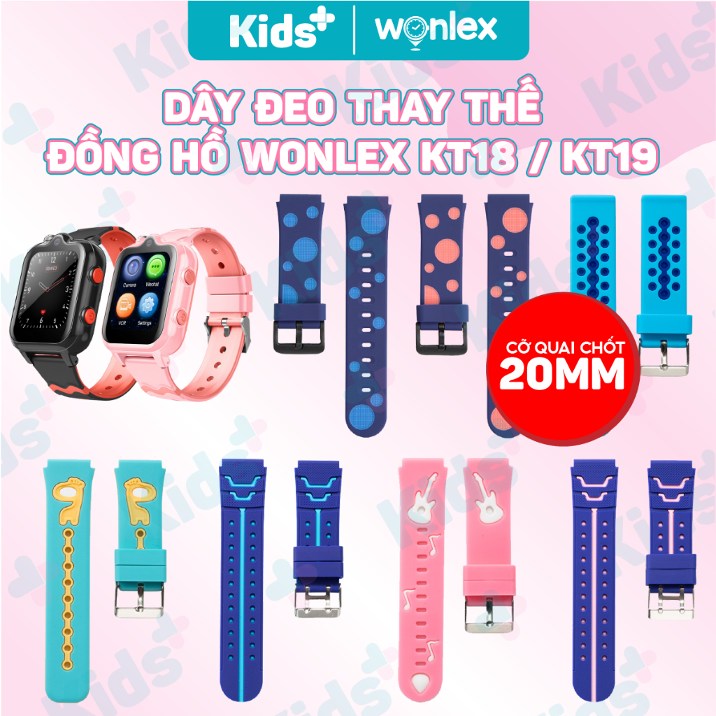 Dây đeo thay thế đồng hò thông minh Kidsplus Wonlex KT18, KT19 PRO ...