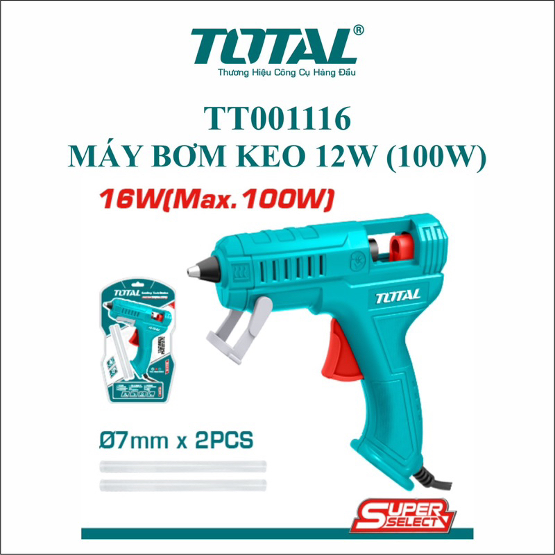 Súng bắn keo 100W TOTAL TT001116 | Shopee Việt Nam