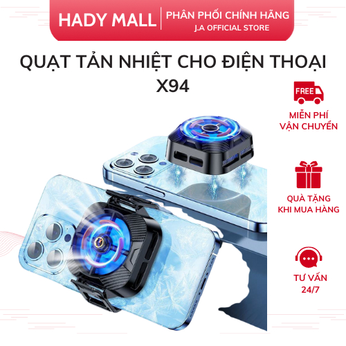 Quạt Tản Nhiệt Sò Lạnh X94 Cho Điện Thoại Làm Mát Thiết Bị Khi ...