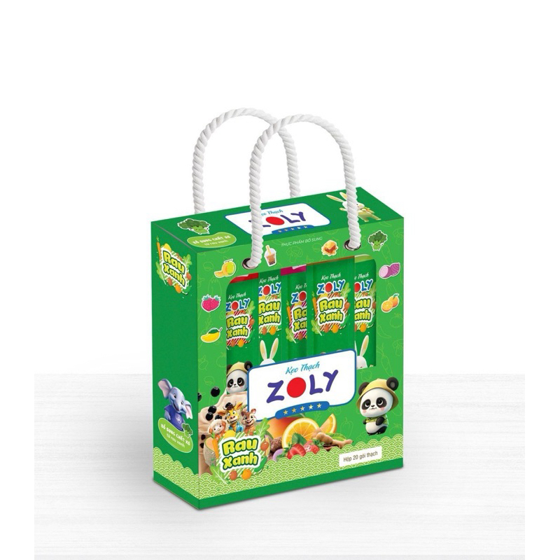 Thạch zoly bổ sung chất xơ cung cấp rau xanh hết táo cho bé biếng ăn rau | Shopee Việt Nam