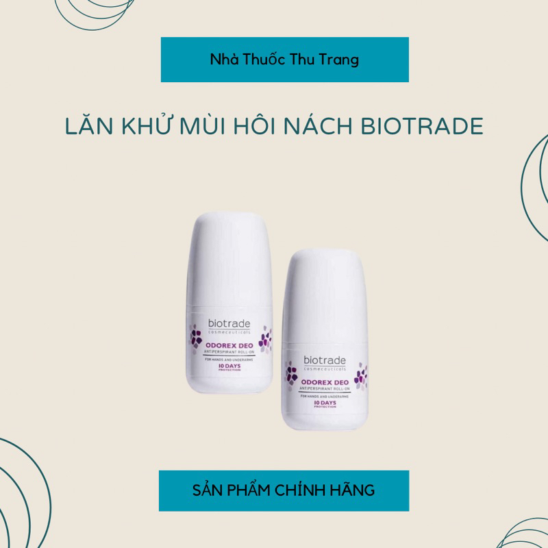 NHẬP KHẨU- Lăn Khử Mùi Biotrade Odorex Deo Antiperspirant Roll-On ...