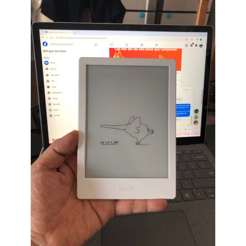 MÁY ĐỌC SÁCH BOOX POKE 4S/ 4 (TẶNG KÈM ỐP TRONG) LIKE NEW | Shopee Việt Nam