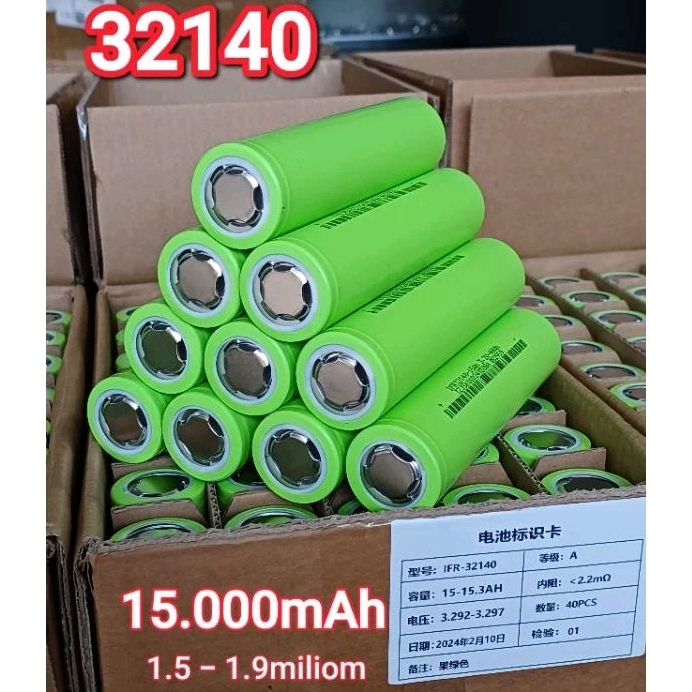 Pin 32140 15.000mah 1cell 3.2v mới 100% Kèm Khung Hàng A 15.5-15.6Ah ...
