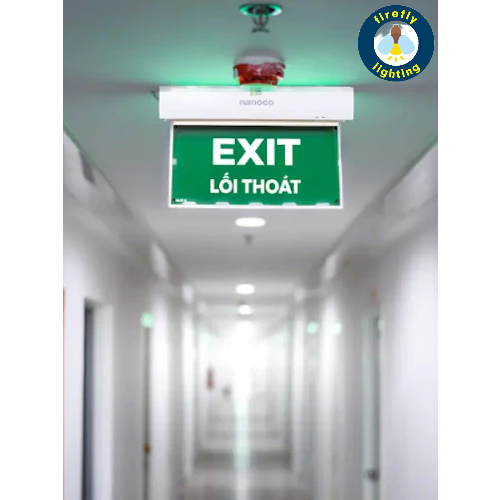 Đèn sự cố, khẩn cấp, Exit - Nanoco - Có chứng nhận PCCC | Shopee Việt Nam