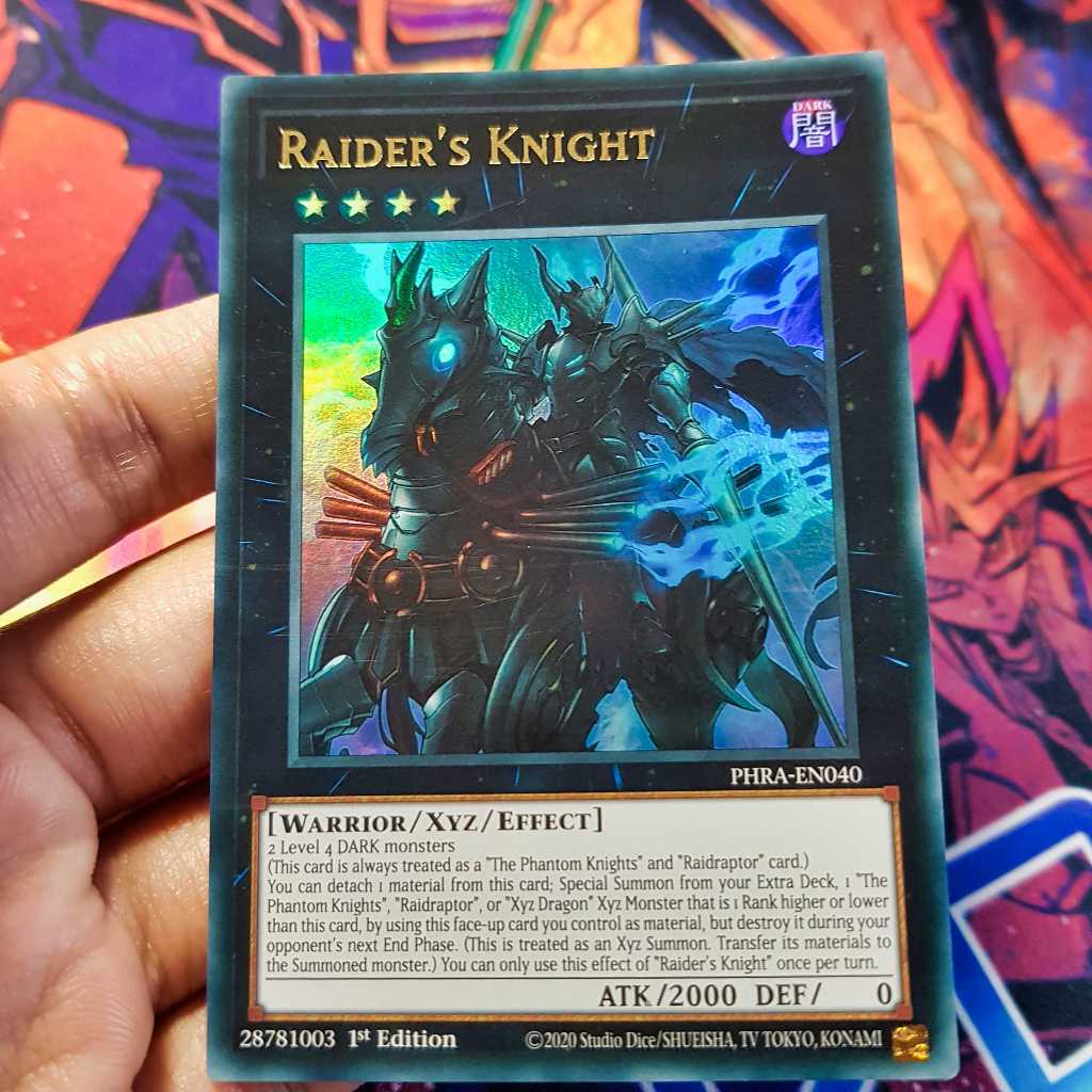 Thẻ bài Yugioh chính hãng | Raider's Knight | PHRA Ultra rare. | Shopee ...
