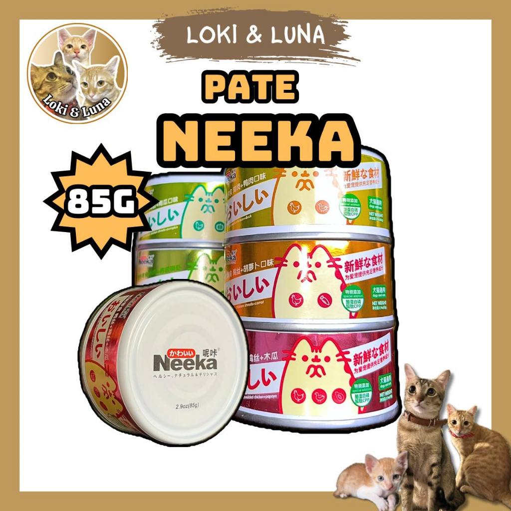 Pate Neeka Lon 85g Cho Chó Mèo - LOKI & LUNA SHOP | Shopee Việt Nam