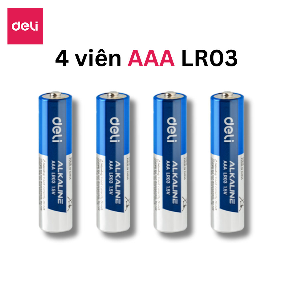 Pin Kiềm Akaline Deli Megactive Pin 2A 3A Pin Tiểu Pin Đũa 1.5V Không ...