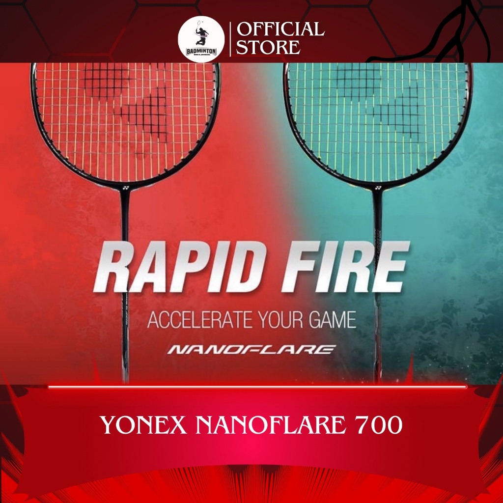 Vợt cầu lông (ms12) Nanoflare 700 Red căng sẵn 10kg, vợt cầu lông Yonex ...
