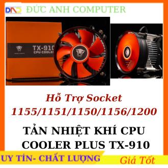 Tản nhiệt khí CPU Cooler Plus TX-910 fan 92cm | Hỗ Trợ 1155/1150/1151 ...