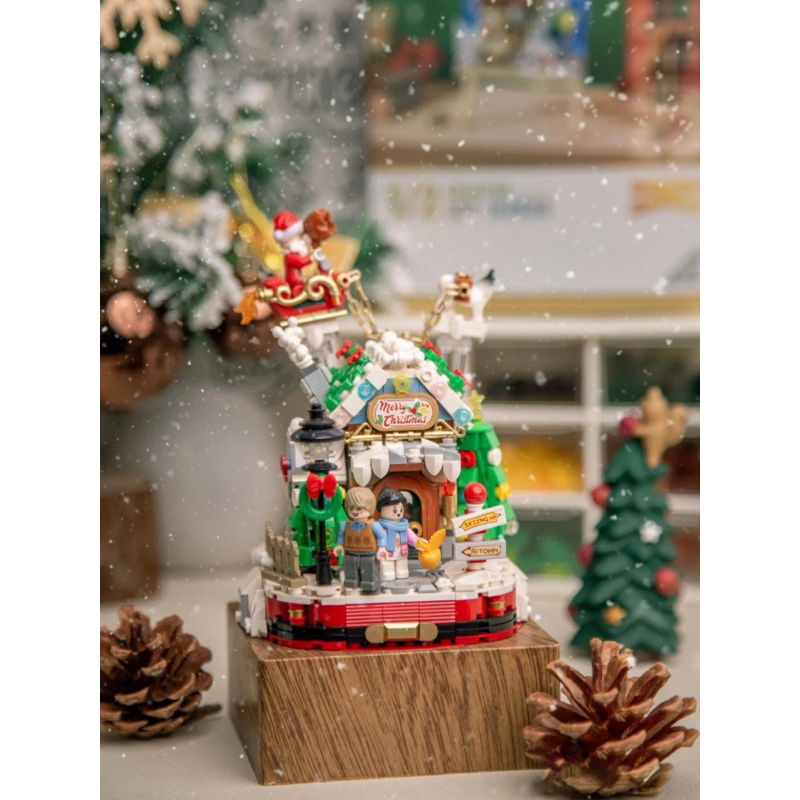 [NOEL] Đồ chơi lắp ráp LOZ mini Hộp nhạc chuyển động Giáng sinh an lành 1220-1237-1238 | Shopee ...
