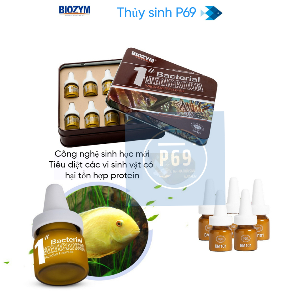 [Hàng chính hãng] Biozym Bacteria Control điều trị xử lý nấm cá - AN ...