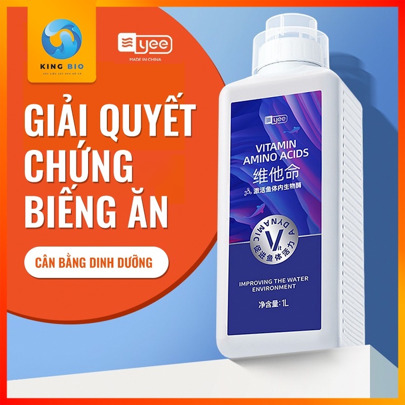 [Chai 600ml] Vitamin tổng hợp Yee Vitamin Amino Acids hỗ trợ tiêu hóa, tăng sức đề kháng, giảm ...