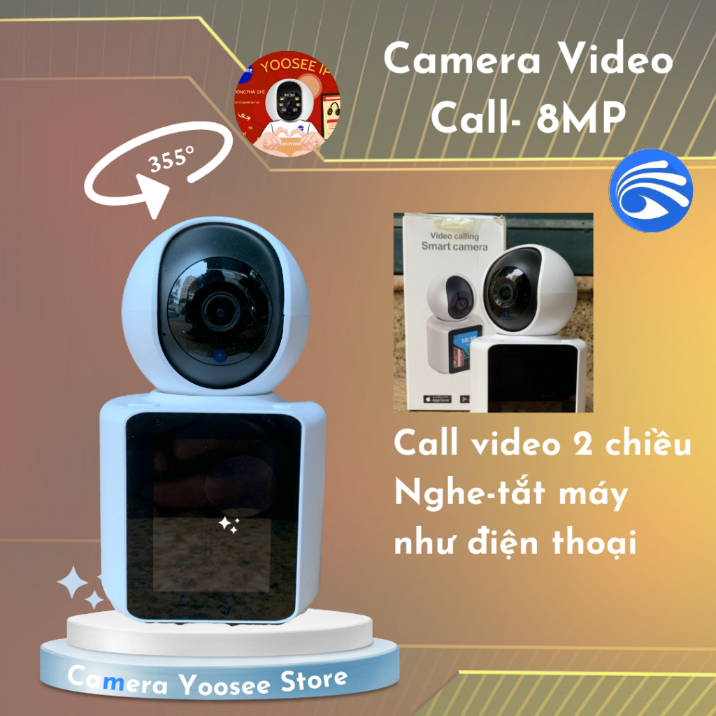 Camera Im Cam Call Video như điện thoại màn hình 2.8 inch IPS HD- Sử ...