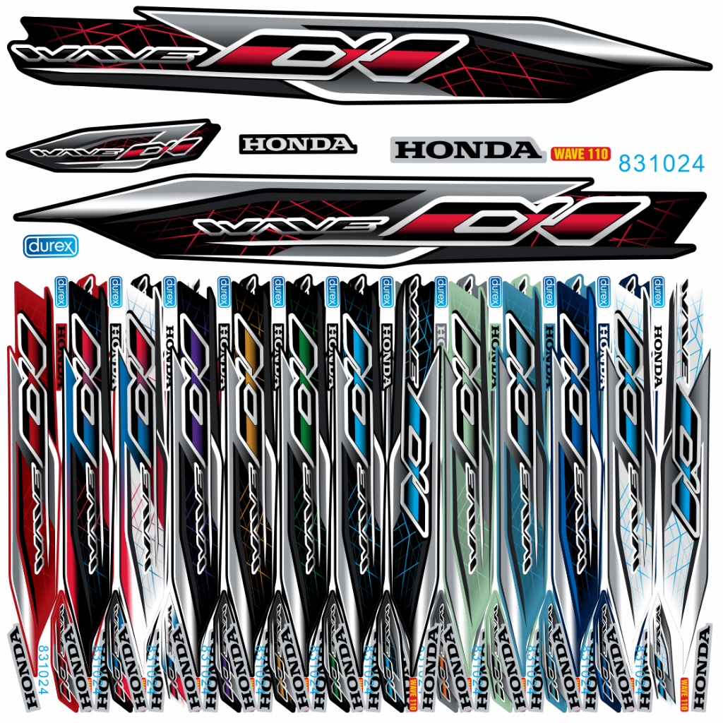 Tem Wave Alpha - mẫu ZIN 2024 - MS 831024 -Tem rời 3 lớp chống nước ...