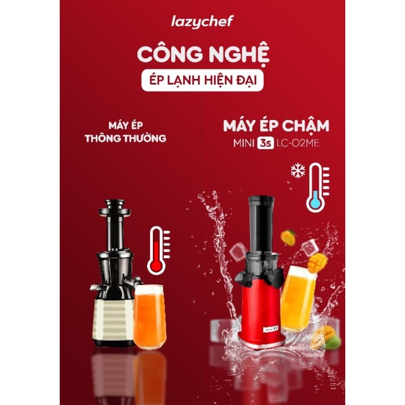 Máy ép chậm mini 3S - LC-02 ME Lazychef | Shopee Việt Nam