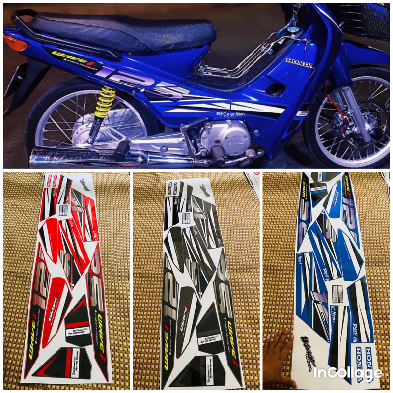 Tem Rời Mẫu 125 Dán Wave Nhỏ,Wave ZX Cực Hót. | Shopee Việt Nam