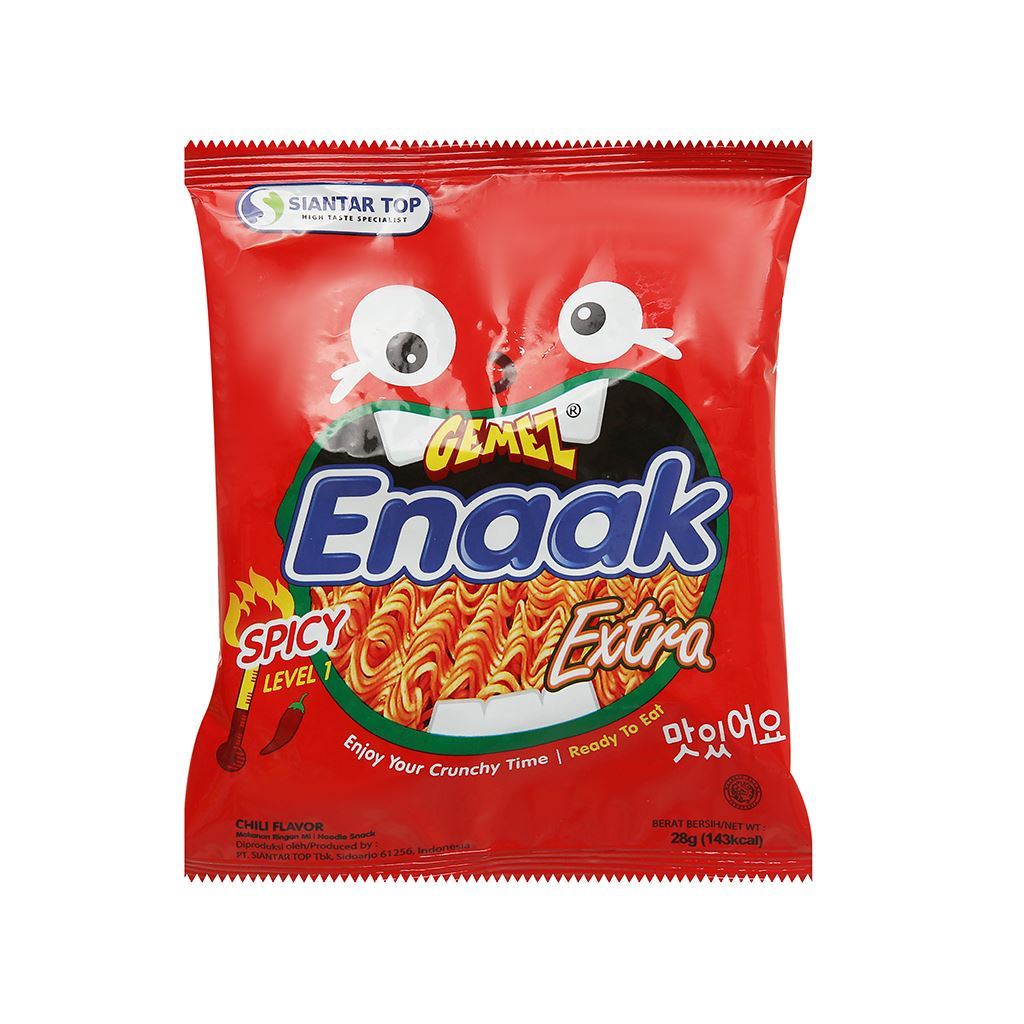 Snack mì trẻ tương ớt Enaak Extra gói 30g | Shopee Việt Nam