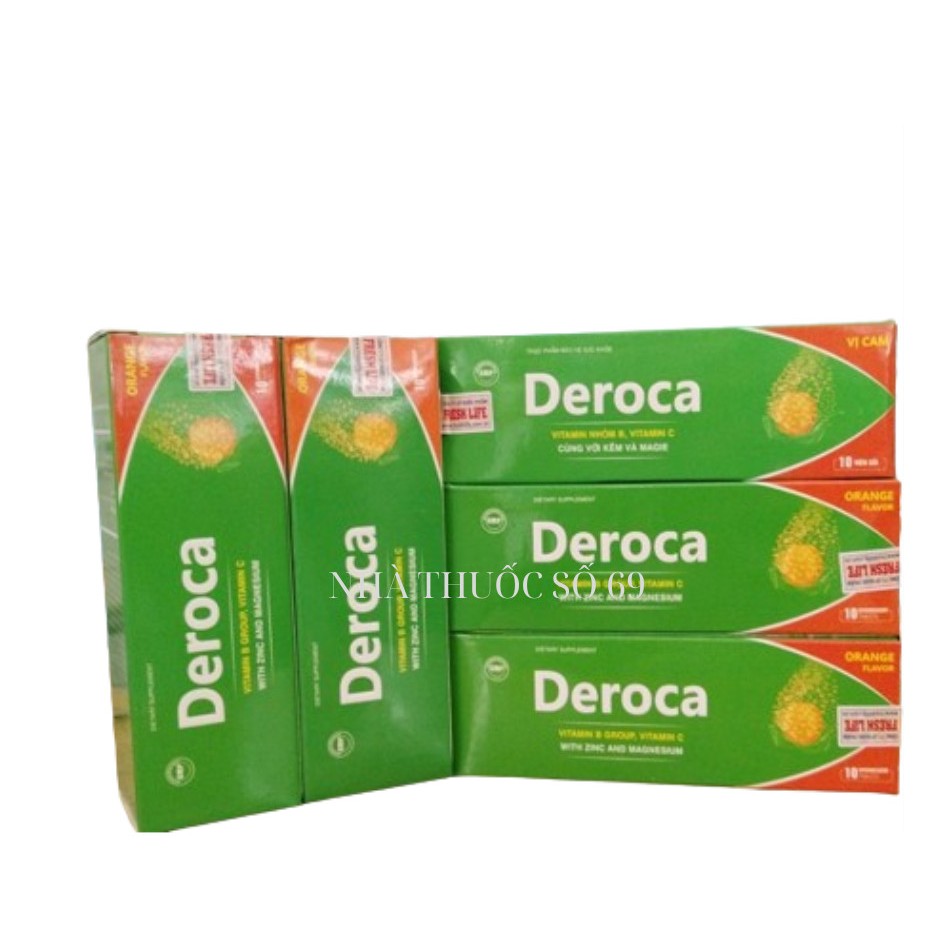VIÊN SỦI DEROCA- TUÝP 10 VIÊN- BỔ SUNG VITAMIN KHOÁNG CHẤT | Shopee Việt Nam