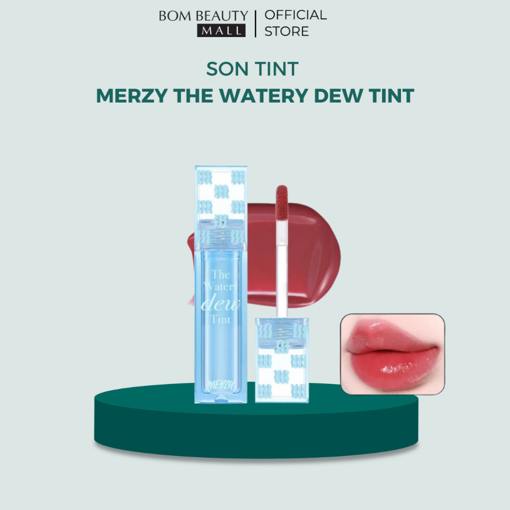Son Tint Merzy The Watery Dew Tint 40( 4/2027)-Son Bóng Pha Lê Căng ...