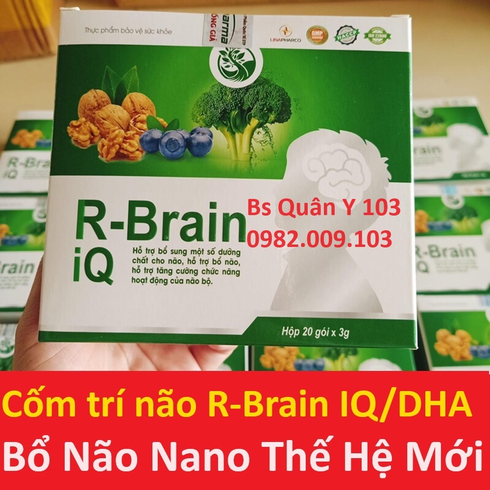Cốm Sữa R Brain IQ - Bổ Sung DHA, Các Vitamin Hỗ Trợ Phát Triển Não Bộ ...