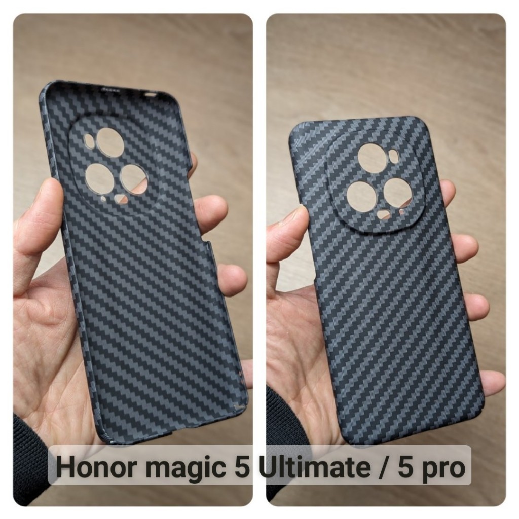 Ốp lưng PC nhựa cứng siêu mỏng carbon bảo vệ cam sau Huawei P60 Pro Art / Mate 60 Pro / Honor ...