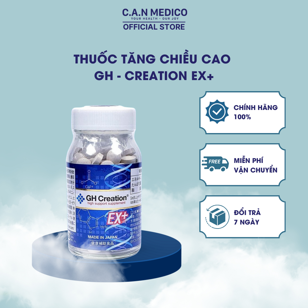 Viên uống hỗ trợ tăng chiều cao GH Creation EX+ Nhật Bản hộp 270 viên ...
