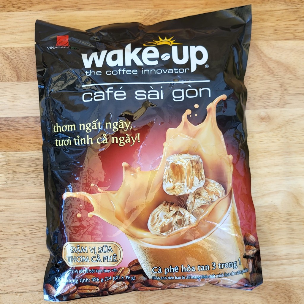 WAKE UP [túi 456g / 24 gói] CÀ PHÊ SÀI GÒN [VN] VINACAFE BH 3 in 1 The ...