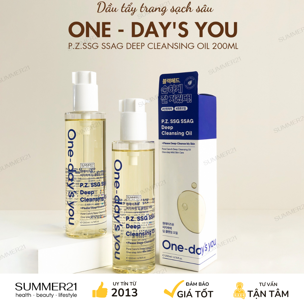 Dầu tẩy trang ONE - DAY'S YOU P.Z.SSG SSAG DEEP CLEANSING OIL 200ML ...