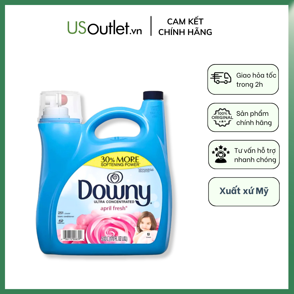 Nước Xả Vải Ultra Downy April Fresh 5.03 Lít | Shopee Việt Nam
