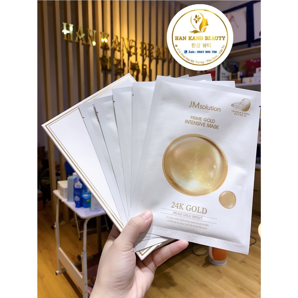 Mặt nạ tinh chất 24k nâng cơ, chống lão hóa JM Solution Prime Gold ...