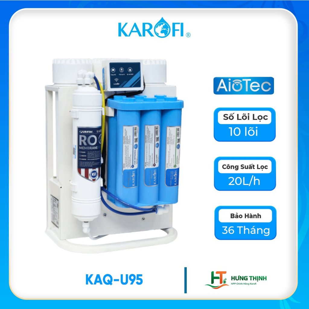 Máy lọc nước không tủ để gầm Karofi, KAQ-U95, KAQ-U05 Pro, KAQ-U05G ...