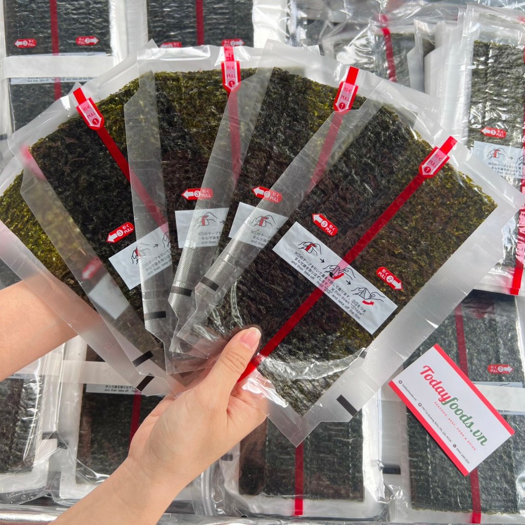 Rong Biển Cơm Nắm, Rong biển Cơm Tam Giác Onigiri Nori Film (25 lá ...
