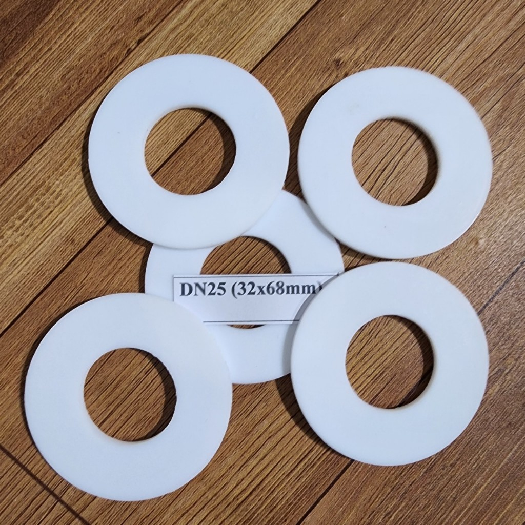 Gioăng Teflon ron đệm PTFE chịu nhiệt độ cao áp suất cao DN10 DN15 DN20 ...