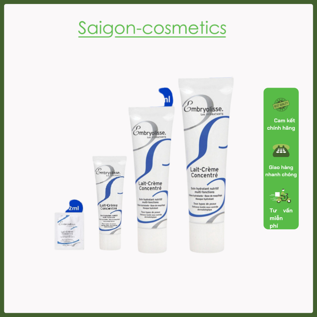 Kem Siêu Dưỡng Ẩm Embryolisse Hỗ Trợ Phục Hồi Da Lait Creme Concentre ...