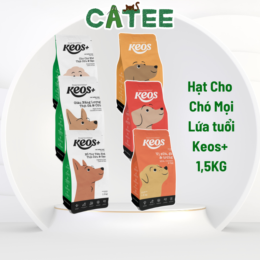 Thức Ăn Hạt Cho Chó Mọi Lứa Tuổi Keos 1,5Kg | Shopee Việt Nam