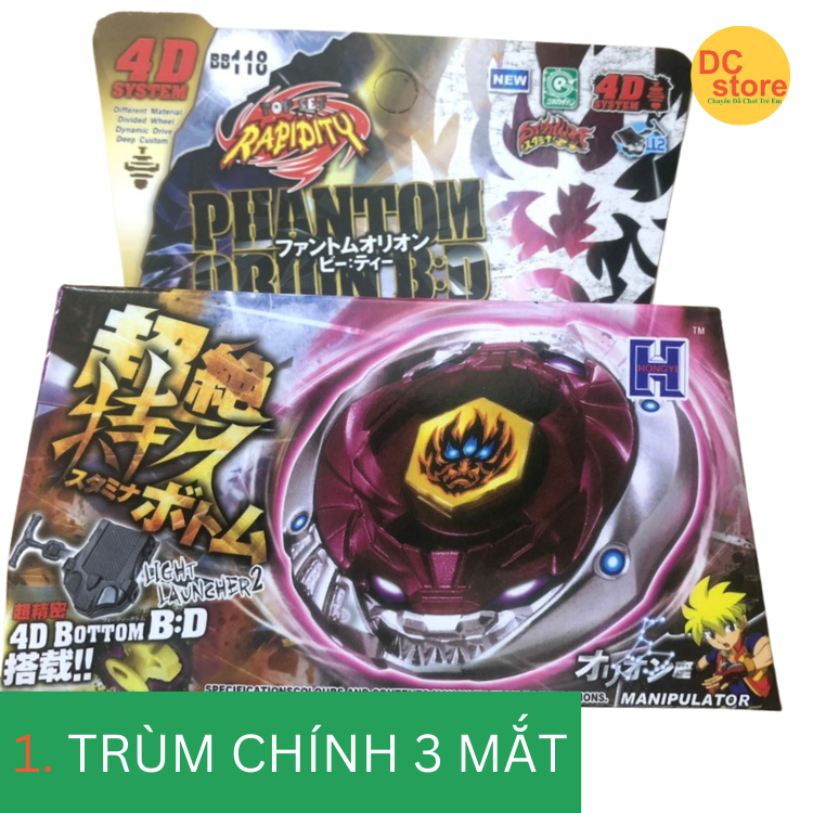 Combo 3 Con Quay Ba Mắt, Thiên Nga Và Trùm Thời Gian cực Mạnh cho Bộ ...